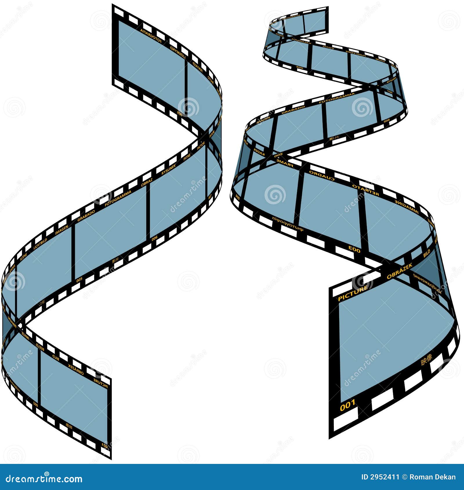 Bande C de film illustration de vecteur. Illustration du âgé - 2952411