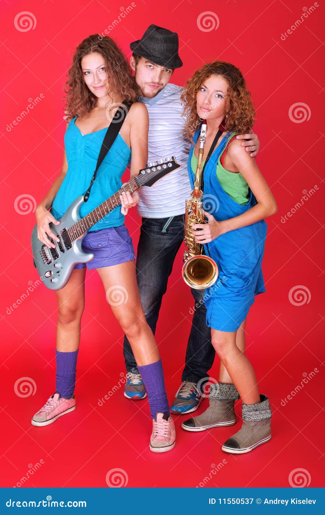 Bande de jazz image stock. Image of beau, type, expressif - 11550537