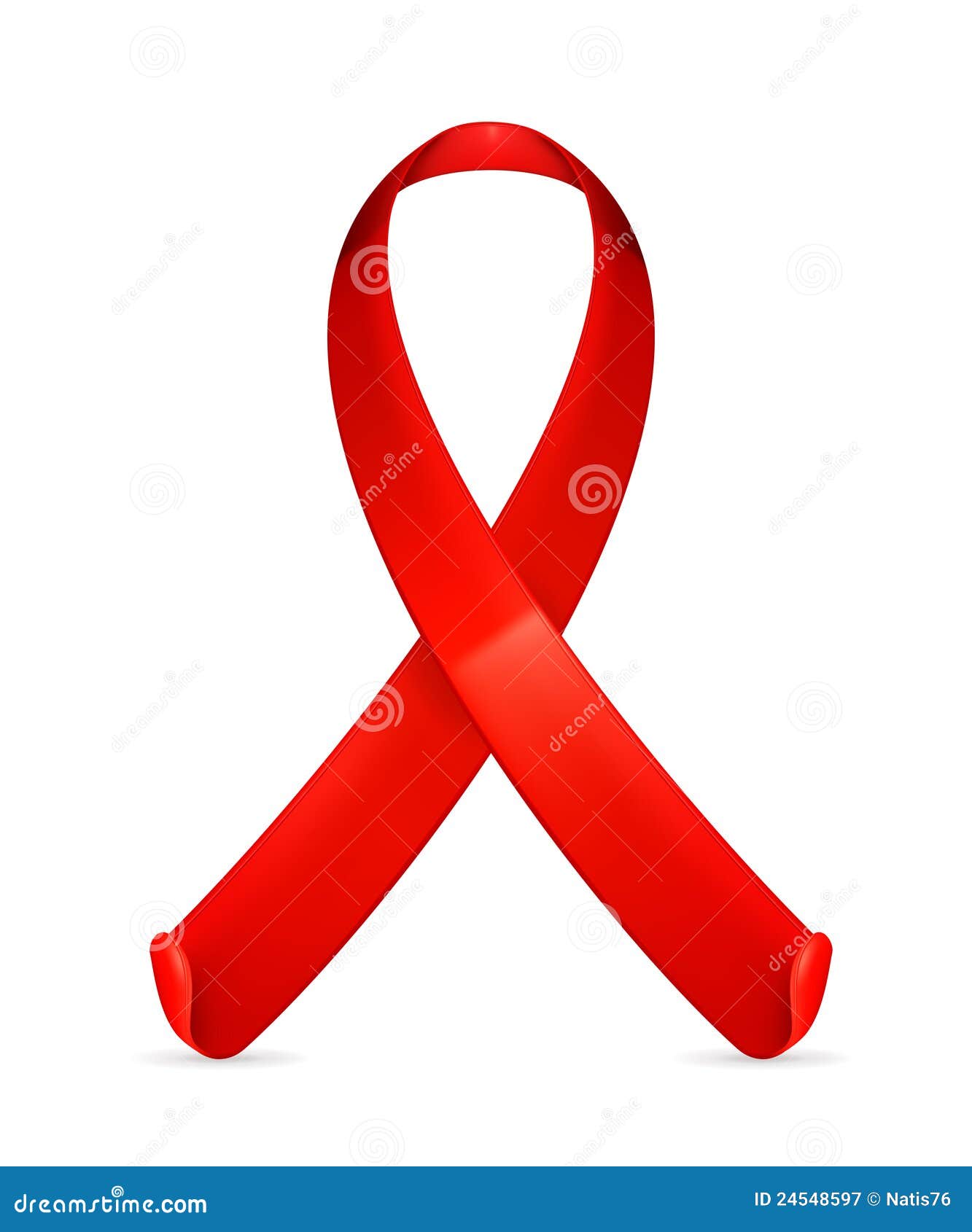 Bande de rouge de SIDA illustration de vecteur. Illustration du santé ...