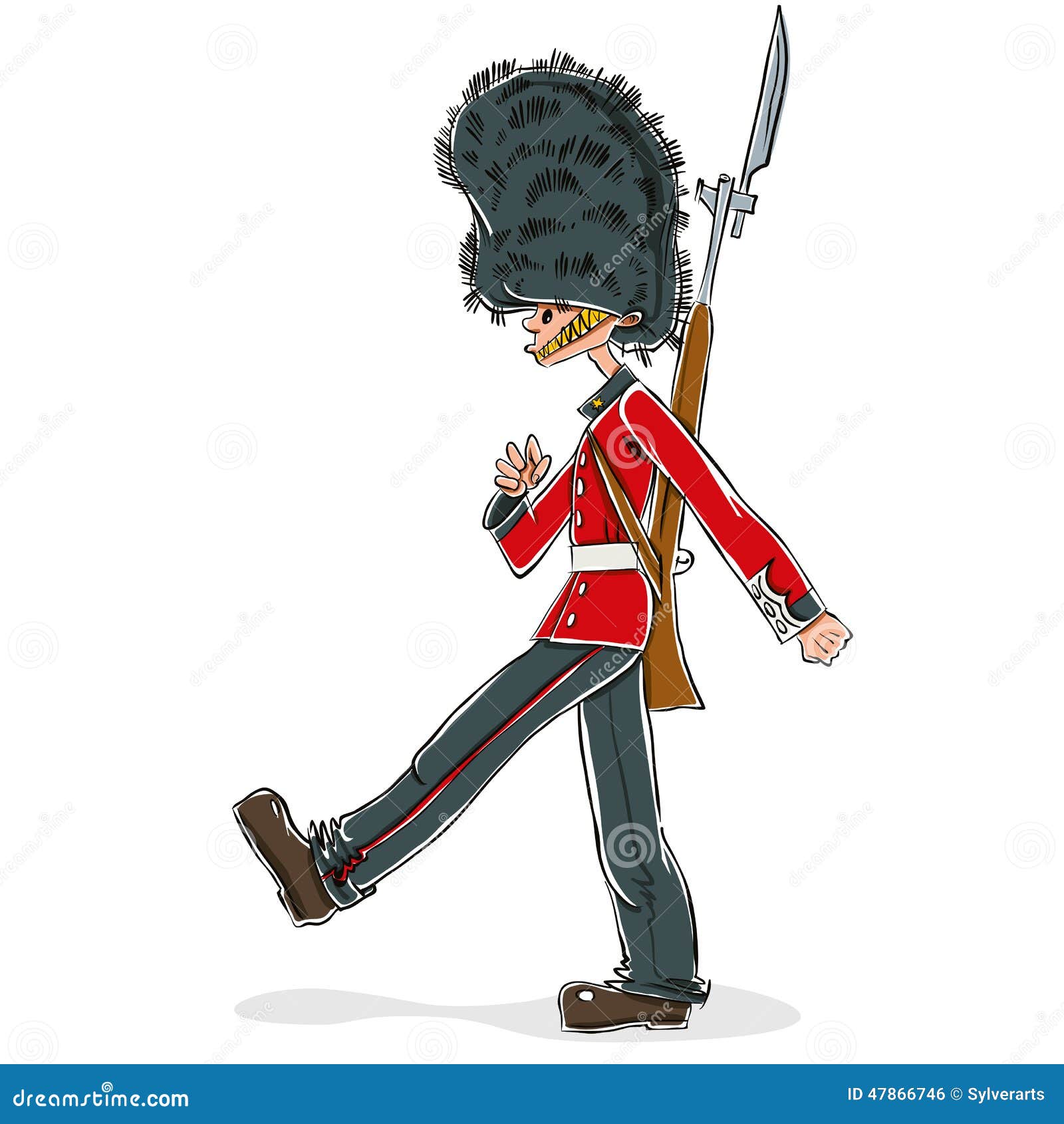 Bande Dessinée De Garde Des Anglais Illustration de Vecteur ...