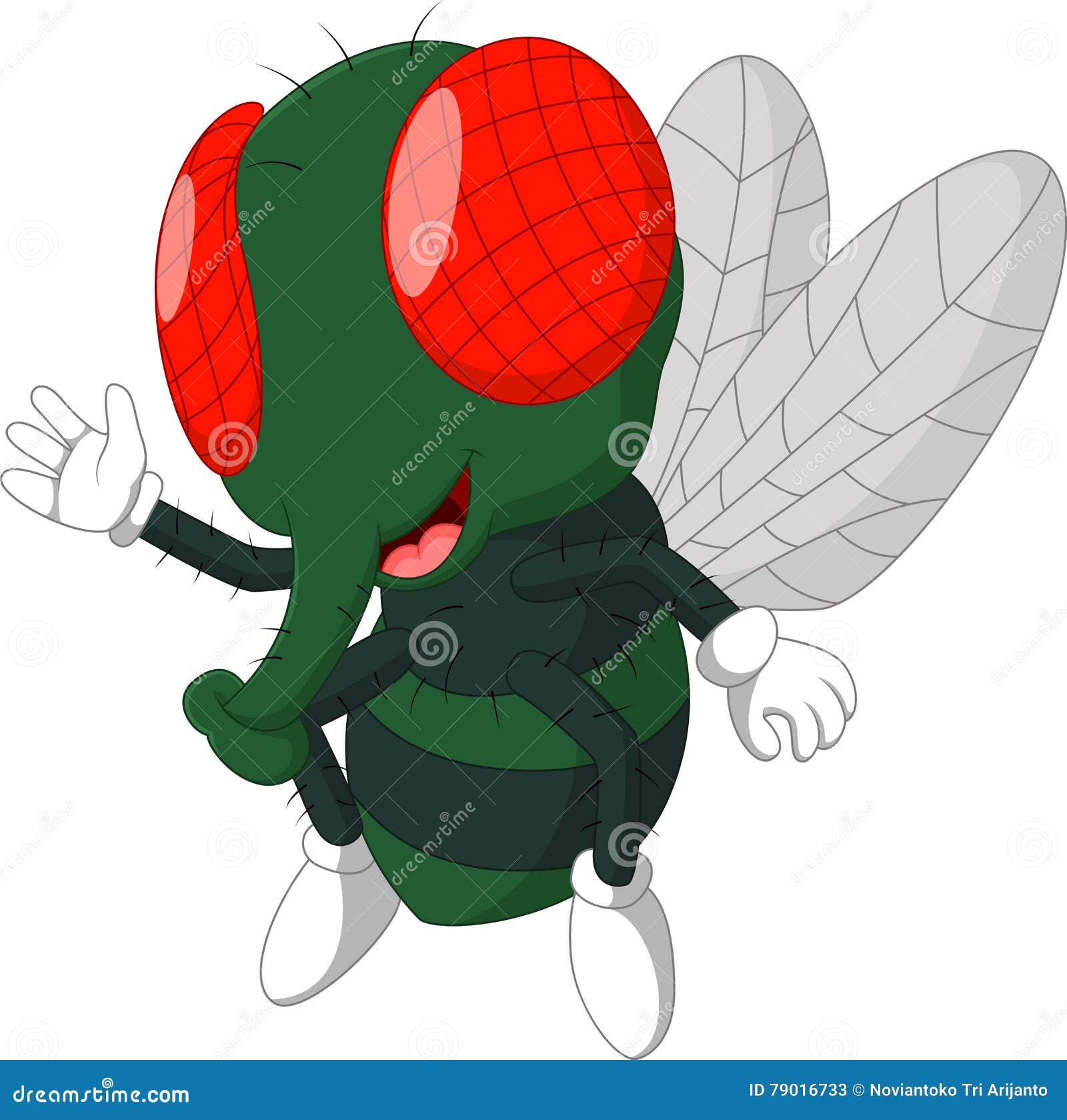 Bande dessinée de mouche illustration de vecteur. Illustration du ...