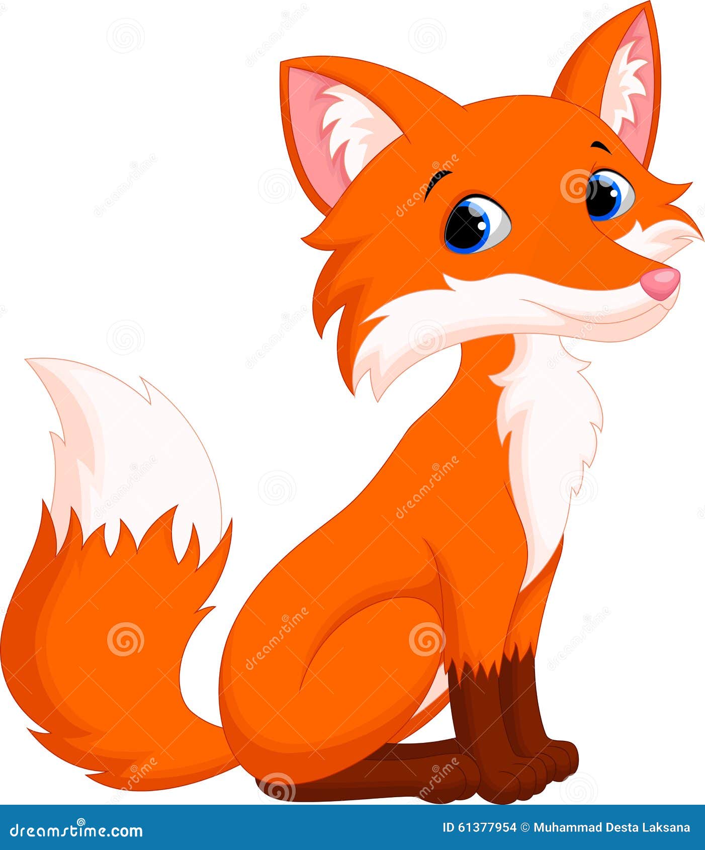 Bande Dessinée Mignonne De Renard Illustration Stock - Illustration du ...