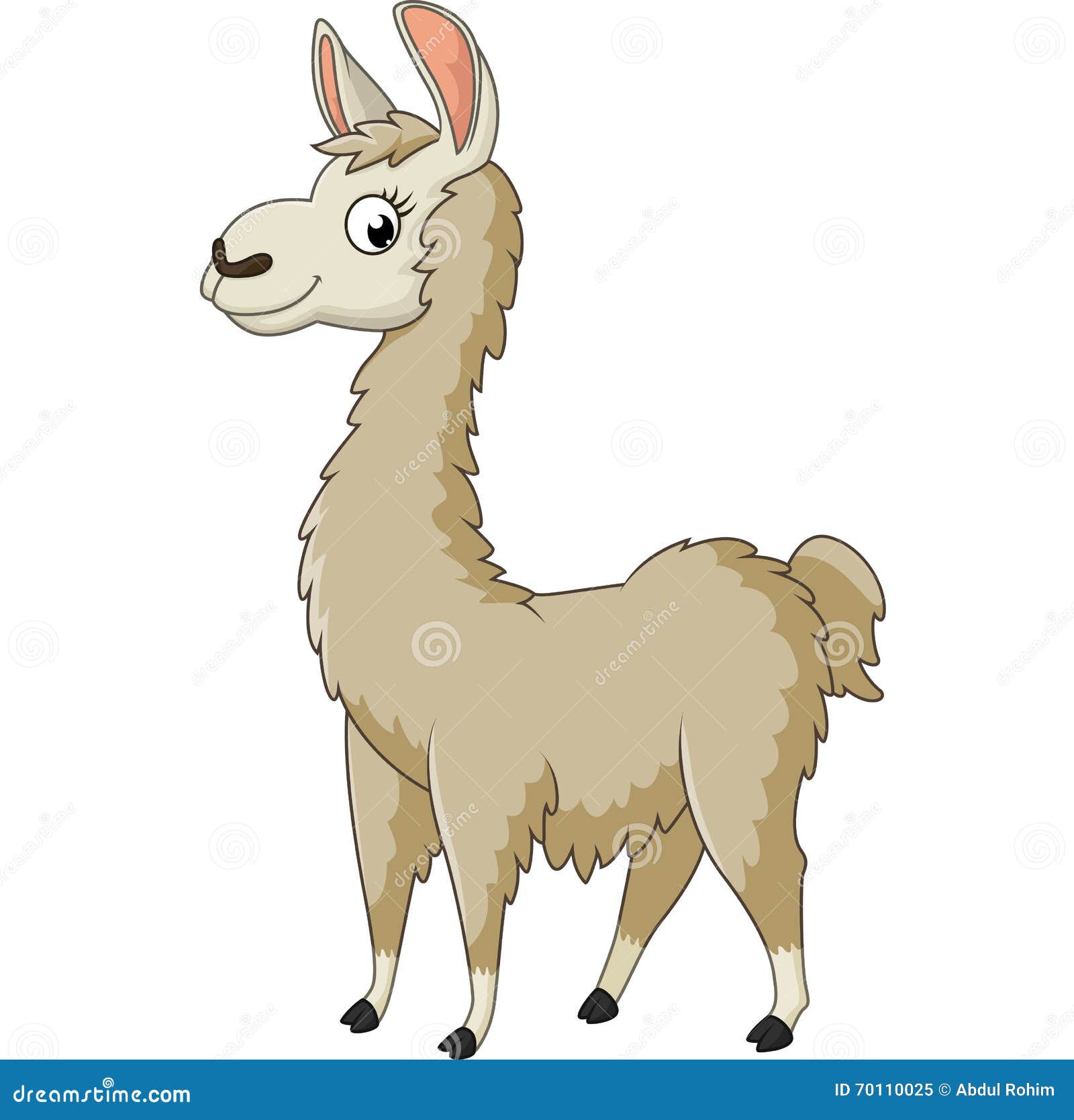 Bande Dessinée De Lama Illustration de Vecteur - Image: 70110025