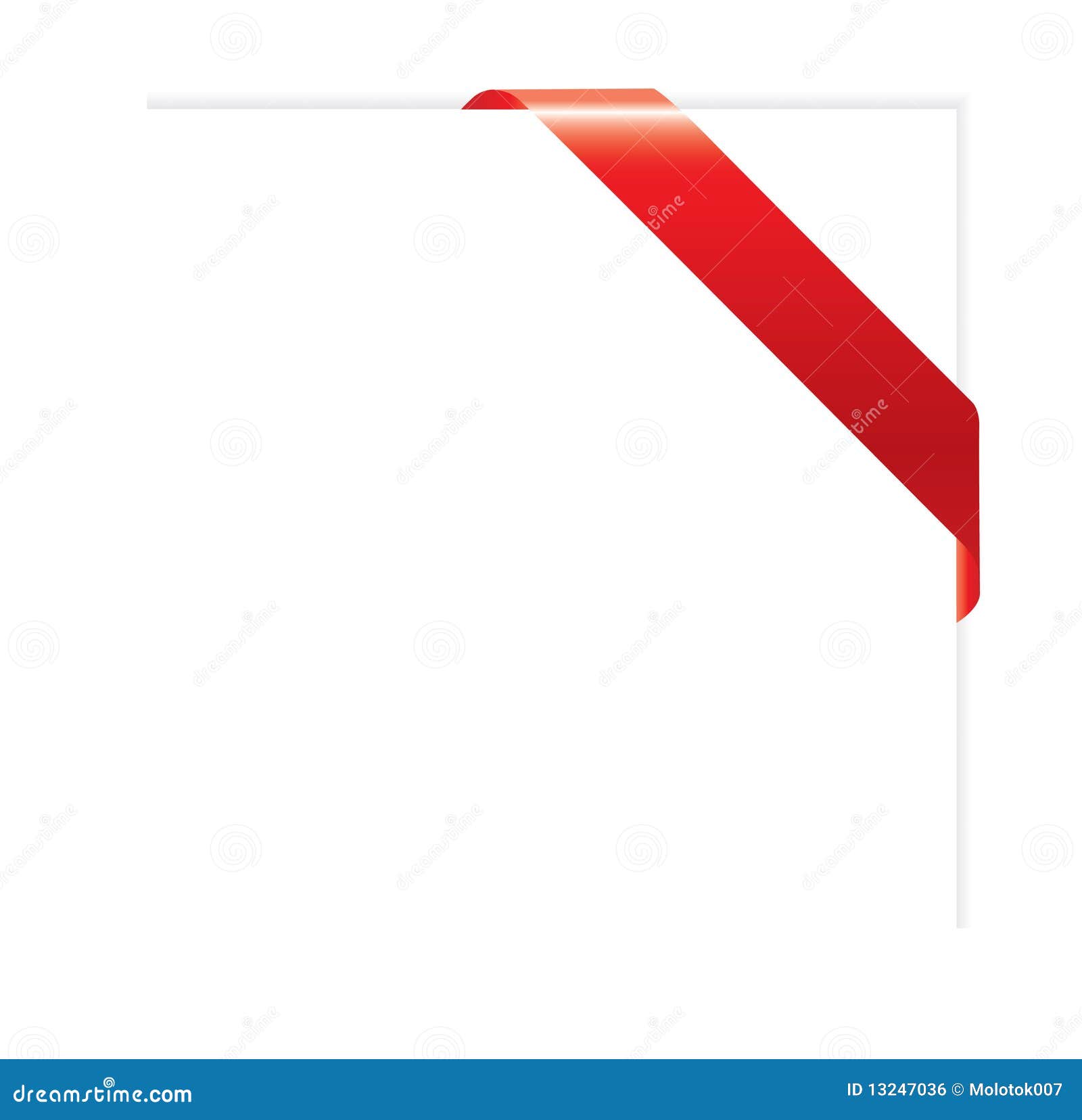 Bande Faisante Le Coin Rouge Vide Illustration de Vecteur ...