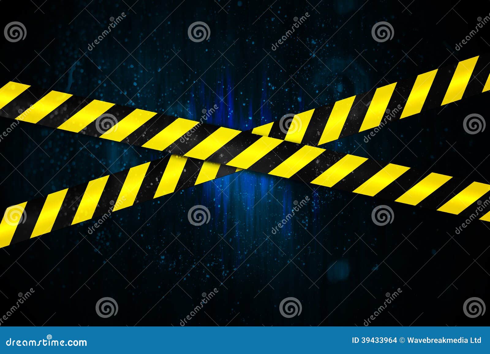 Bande Jaune Et Noire De Cordon Illustration Stock - Illustration du ...