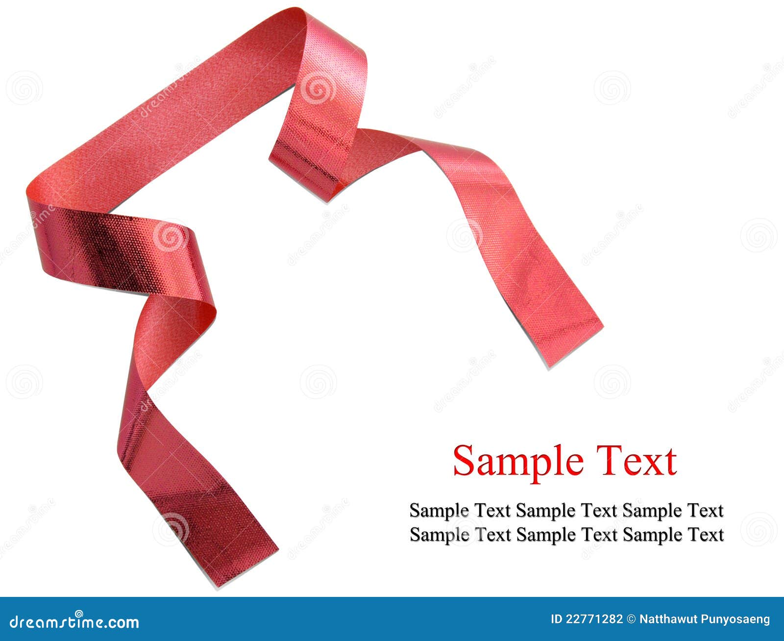 Bande rouge photo stock. Image du tressage, cadeau, configuration ...