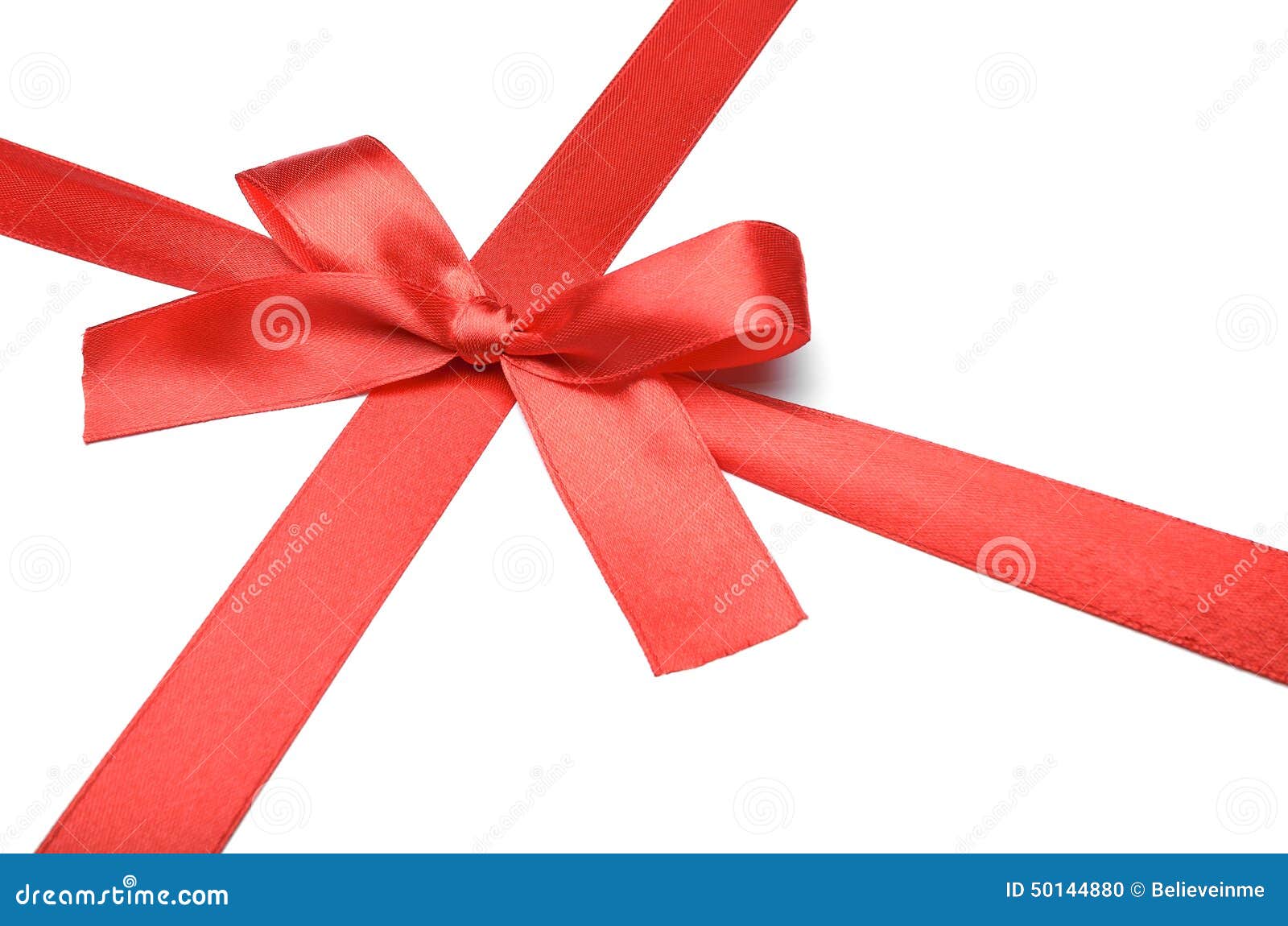 Bande Rouge Brillante De Satin Photo stock - Image du fermer, satin ...