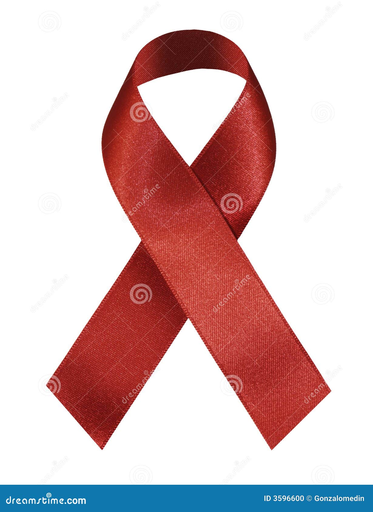 Bande Rouge - Conscience De SIDA Photo stock - Image du blanc ...
