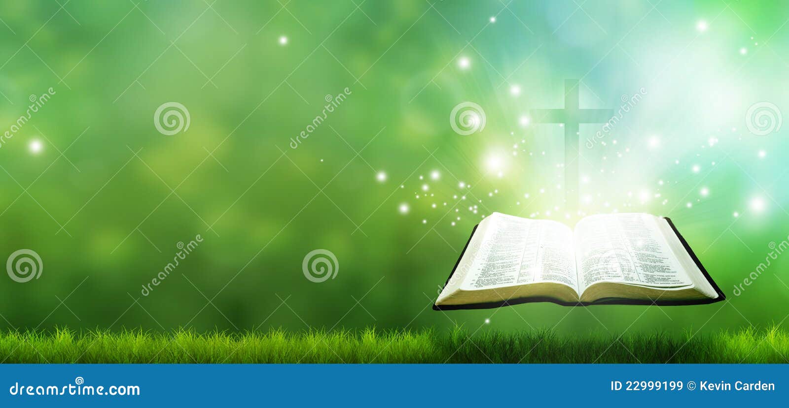 Bandeira Cristã Com a Bíblia E Cruz Ilustração Stock - Ilustração de ...