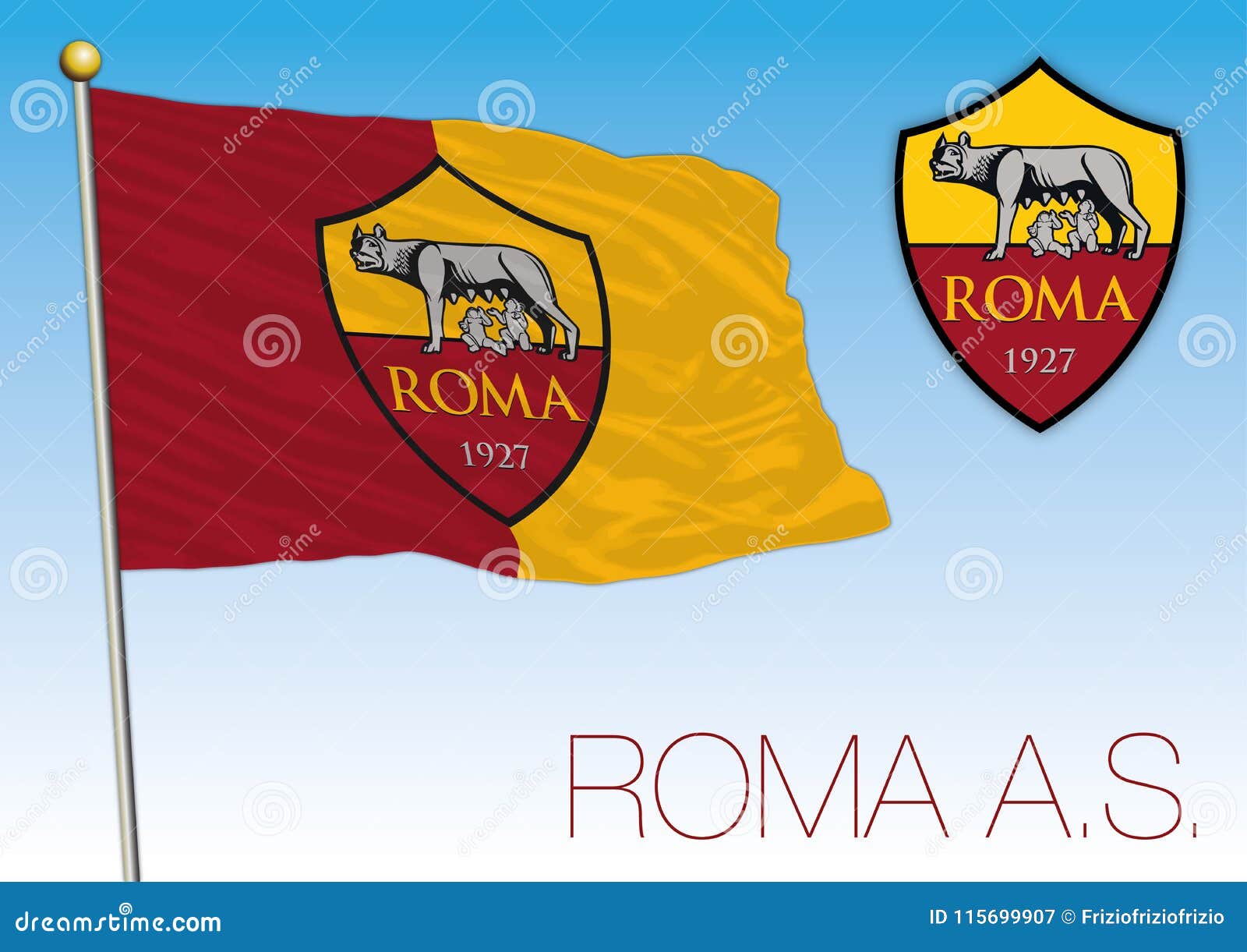 Bandeira Da C.a. De Roma E Crista, Espanha 2018 Fotografia Editorial ...