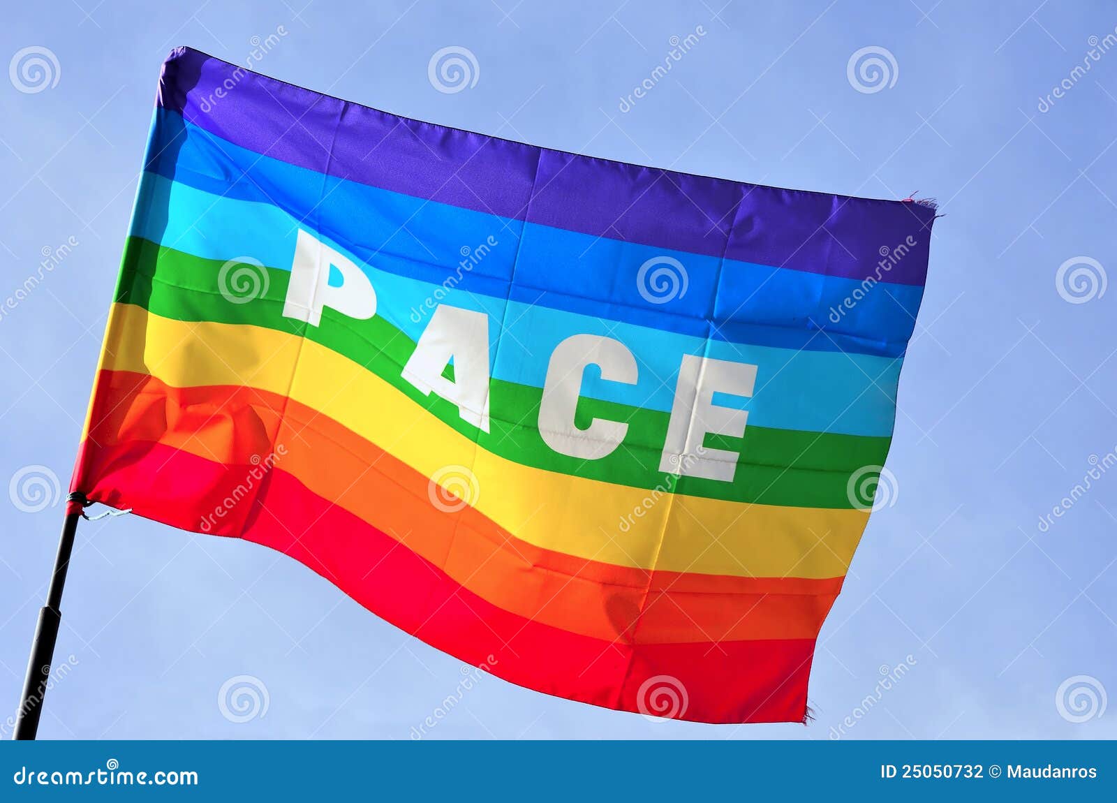 Bandeira da paz foto de stock. Imagem de céu, democracia - 25050732