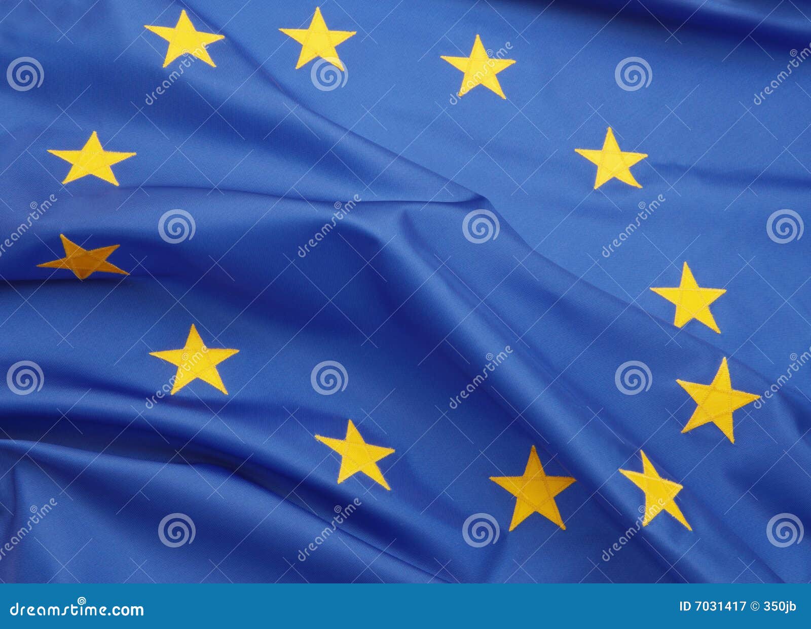 Bandeira da UE imagem de stock. Imagem de estrelas, unificado - 7031417