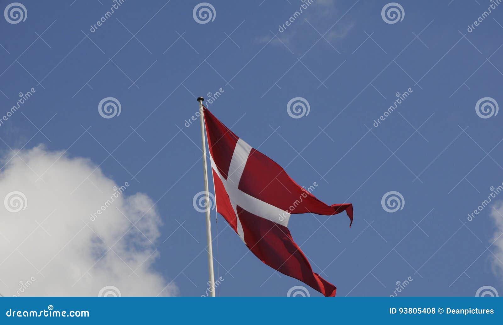 BANDEIRA DE DANNEBROG_DANISH Foto de Stock Editorial - Imagem de ...