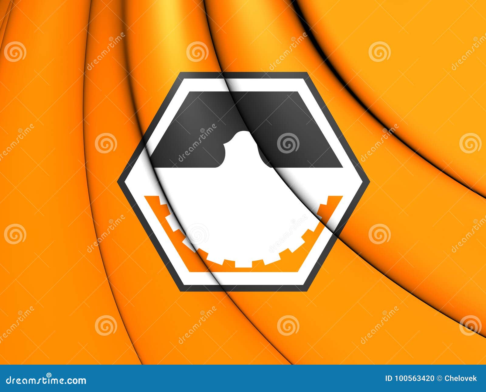 Bandeira De Divinopolis Minas Gerais, Brasil Ilustração Stock ...