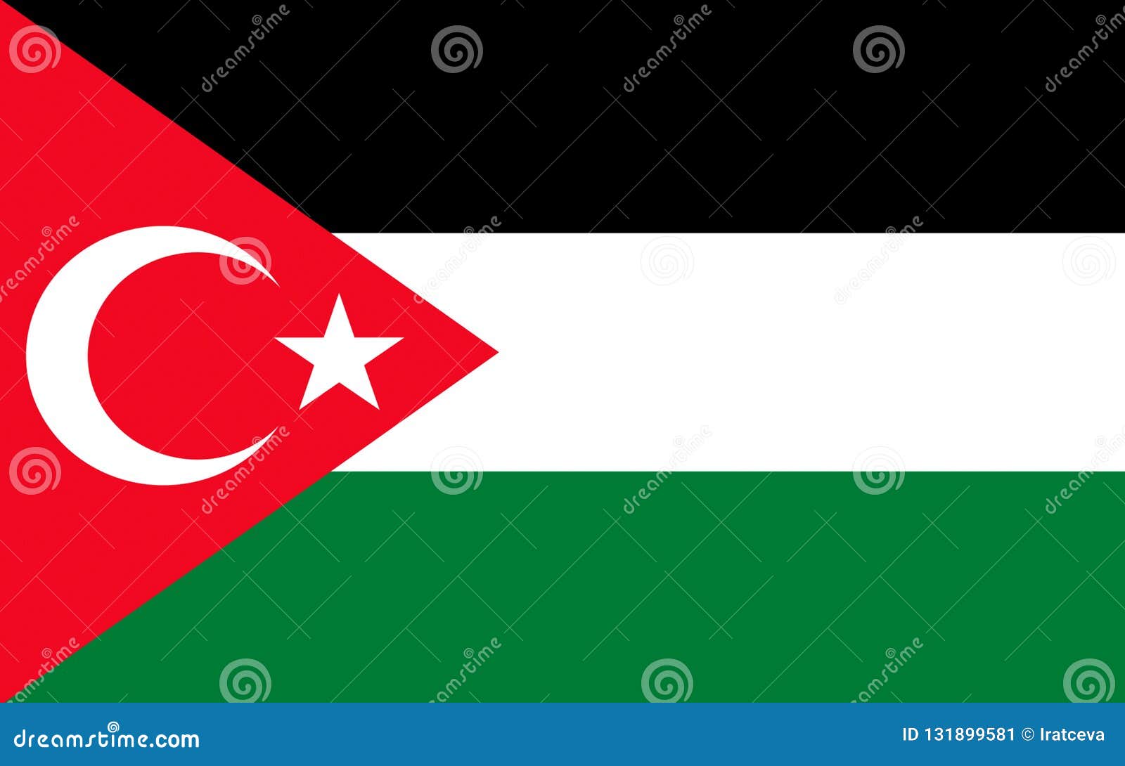 Bandeira De Gaza, Palestina Ilustração Stock - Ilustração de emblema ...