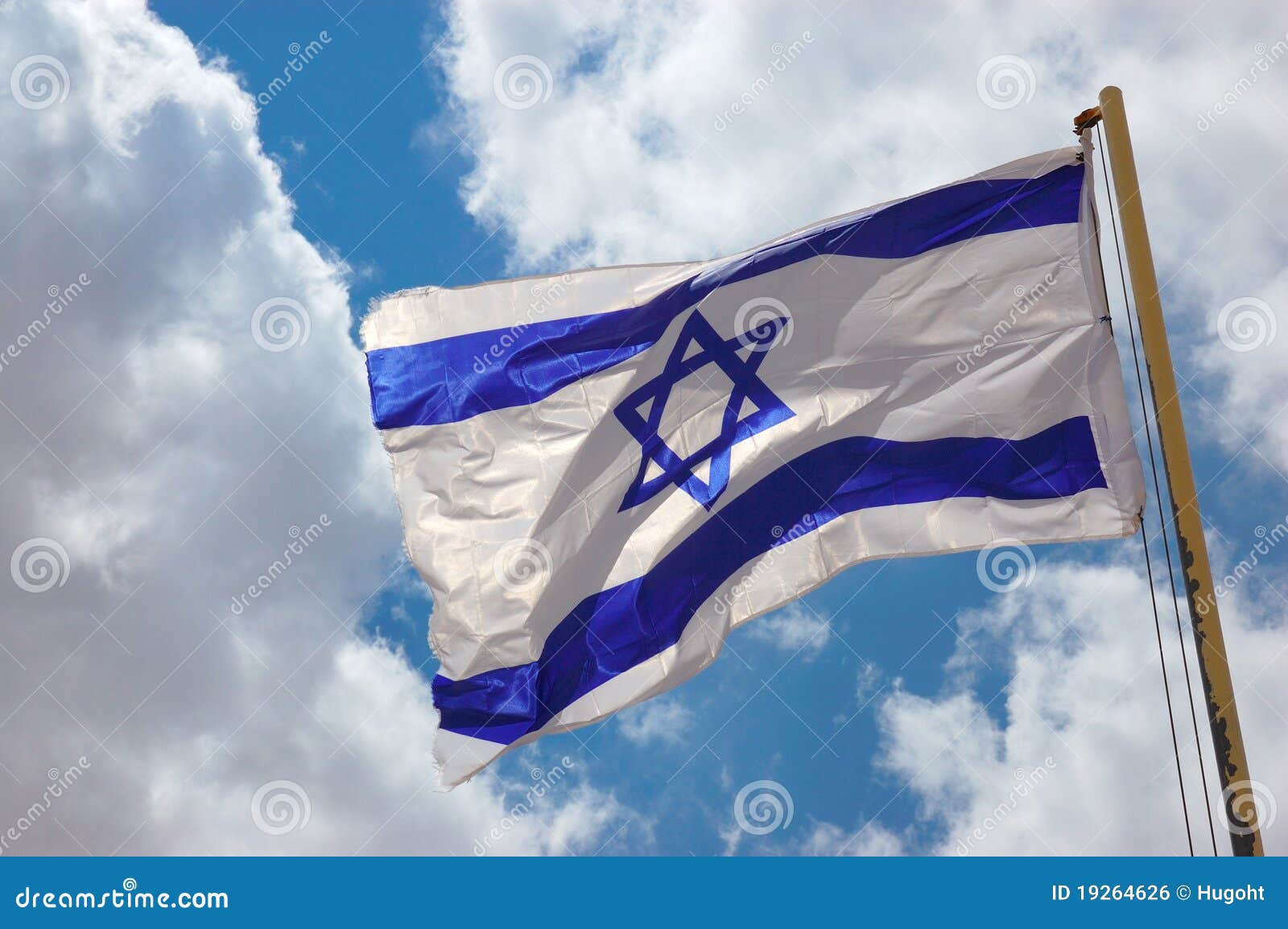 Bandeira de Israel foto de stock. Imagem de listra, naturalize - 19264626