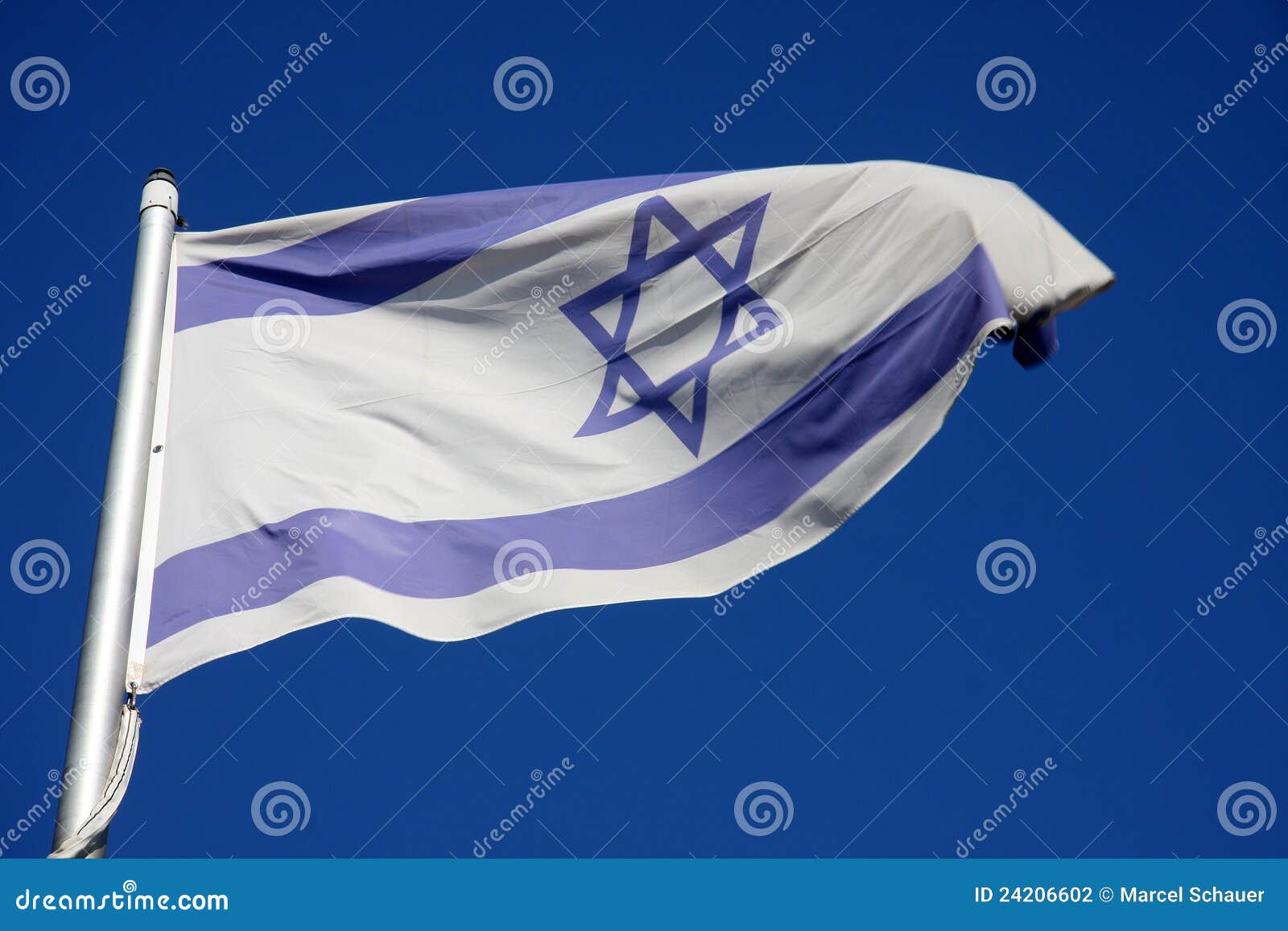 Bandeira de Israel foto de stock. Imagem de étnicamente - 24206602