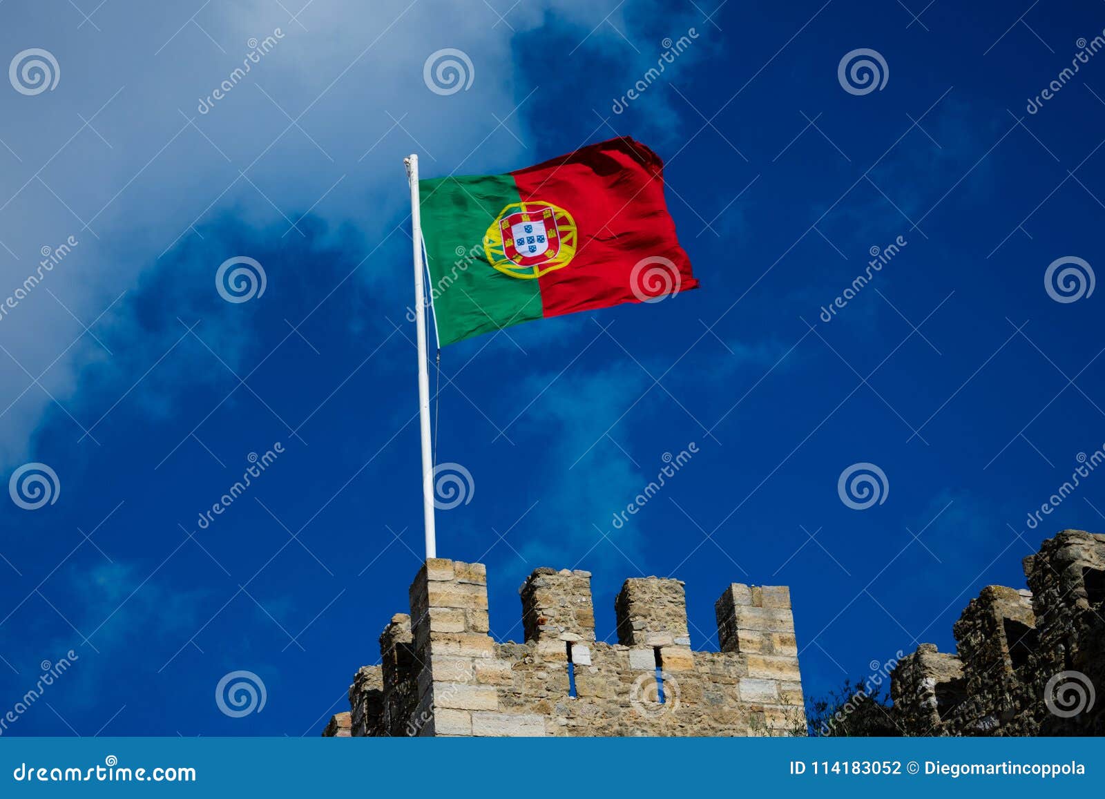 Bandeira De Portugal Bandeira De Portugal Fotografia Editorial - Imagem ...