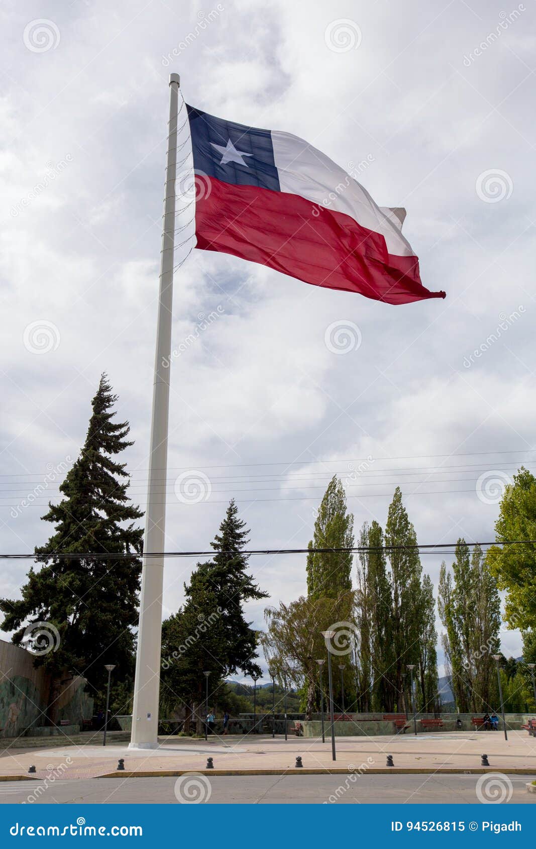 Bandeira do Chile imagem editorial. Imagem de pimenta - 94526815