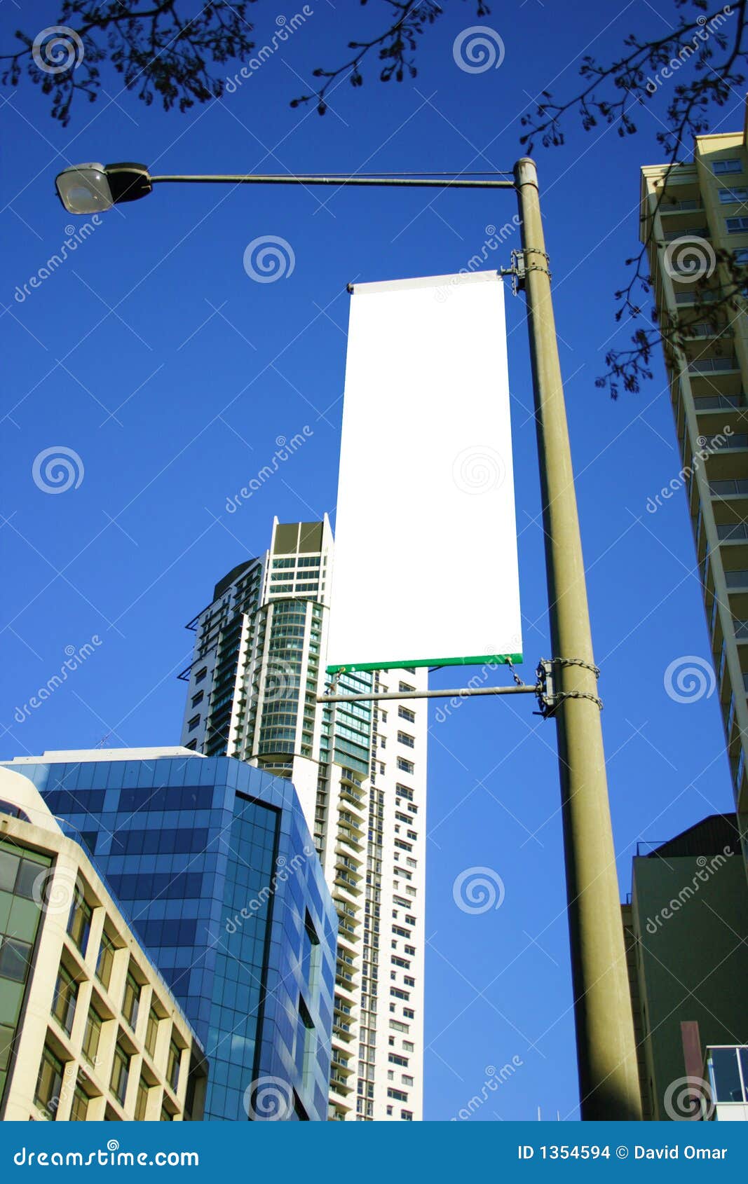 Bandeira Do Revérbero Da Cidade Foto de Stock - Imagem de propaganda ...