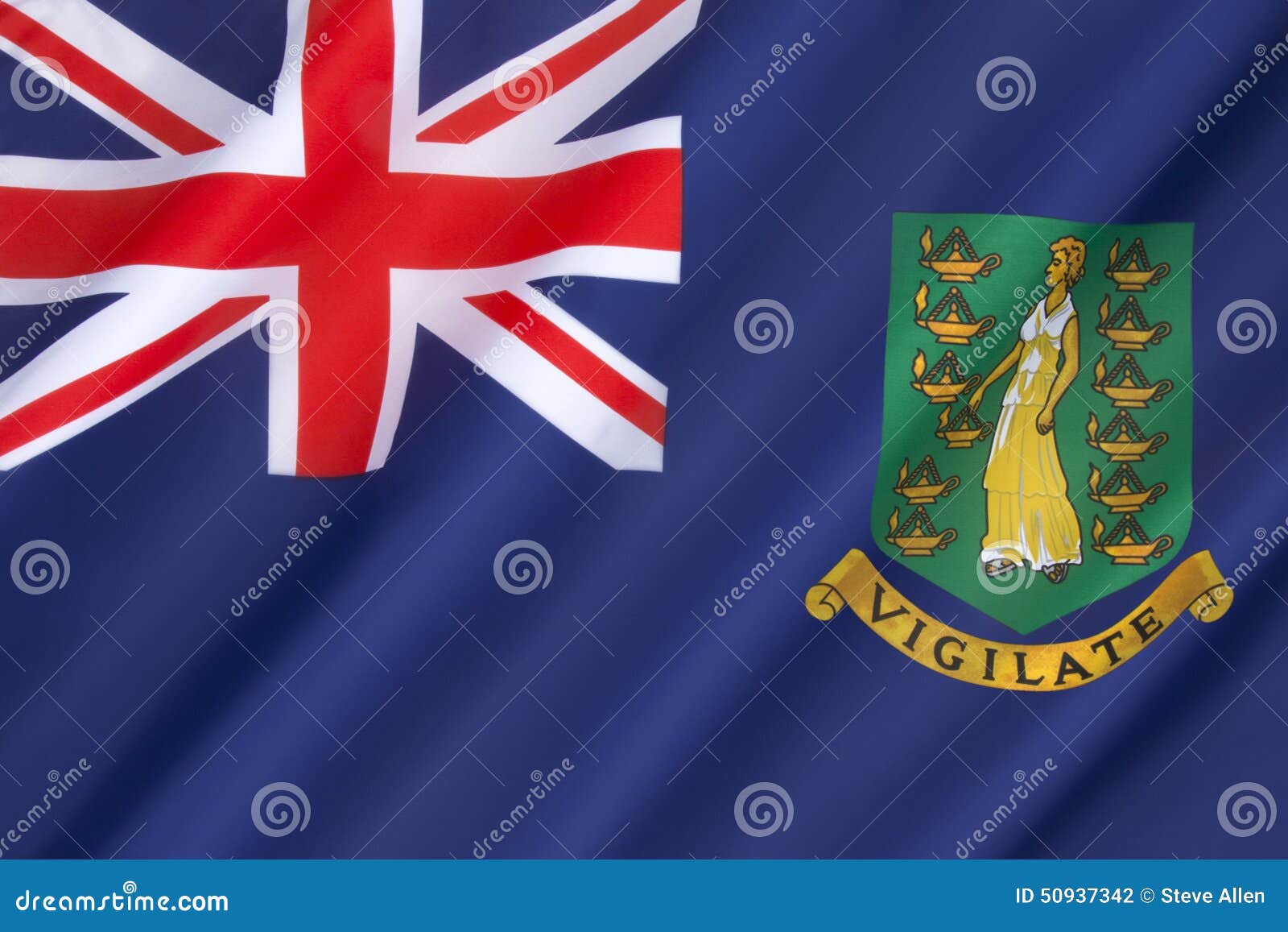 Bandeira Dos British Virgin Islands Foto de Stock - Imagem de virgem ...
