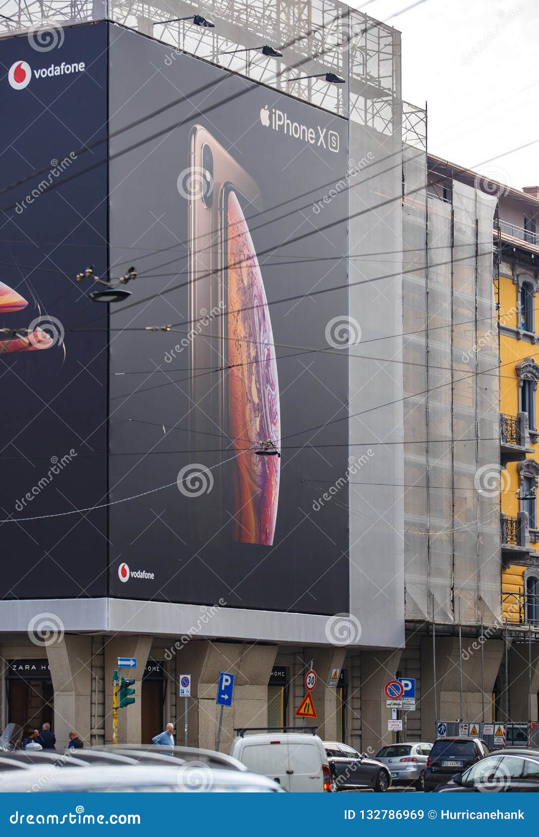 Bandeira Nova Da Propaganda De Apple Iphone XS Em Apple Store Imagem de ...