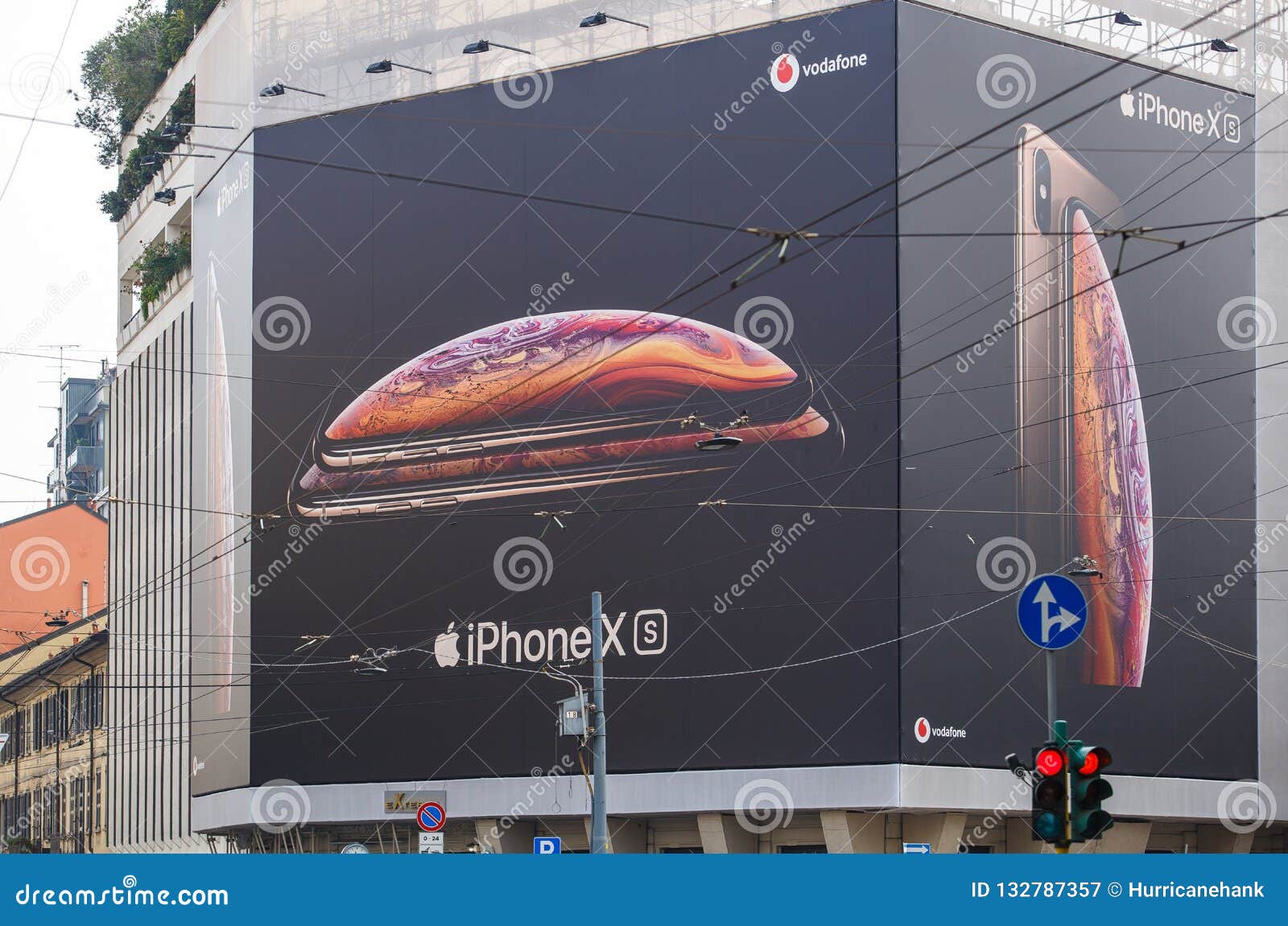 Bandeira Nova Da Propaganda De Apple Iphone XS Em Apple Store ...
