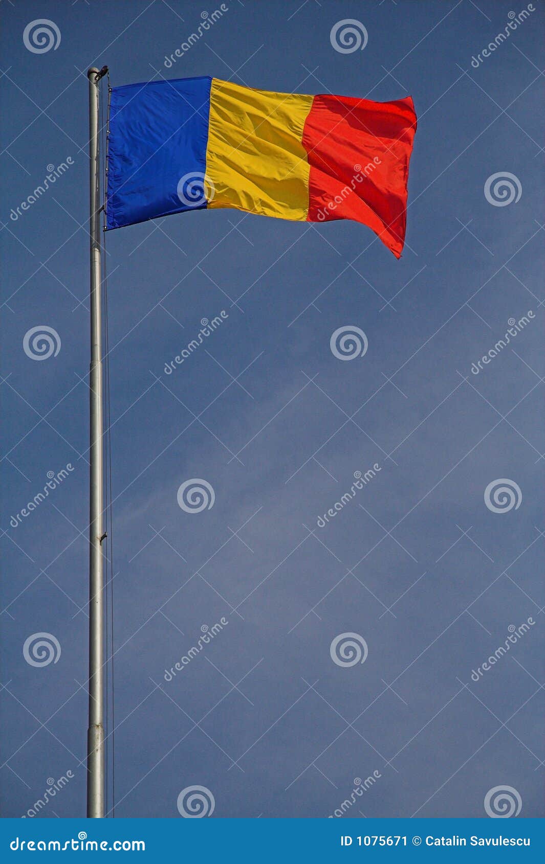 Bandeira romena e ORGULHO imagem de stock. Imagem de naturalizar - 1075671