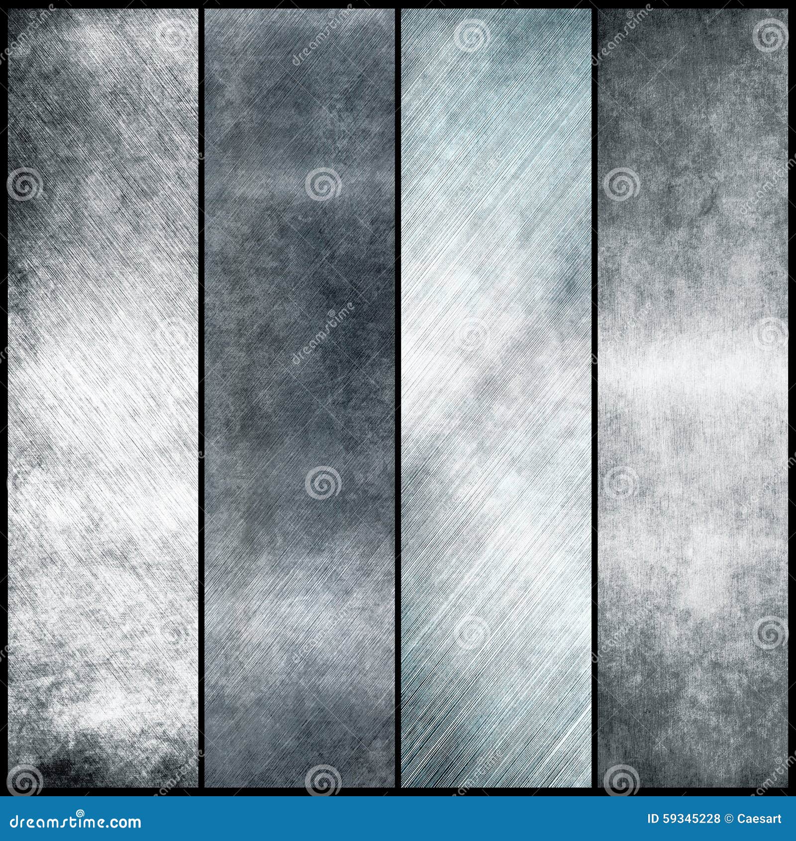 Bandeiras De Prata Do Metal Foto de Stock - Imagem de oxidado, placa ...