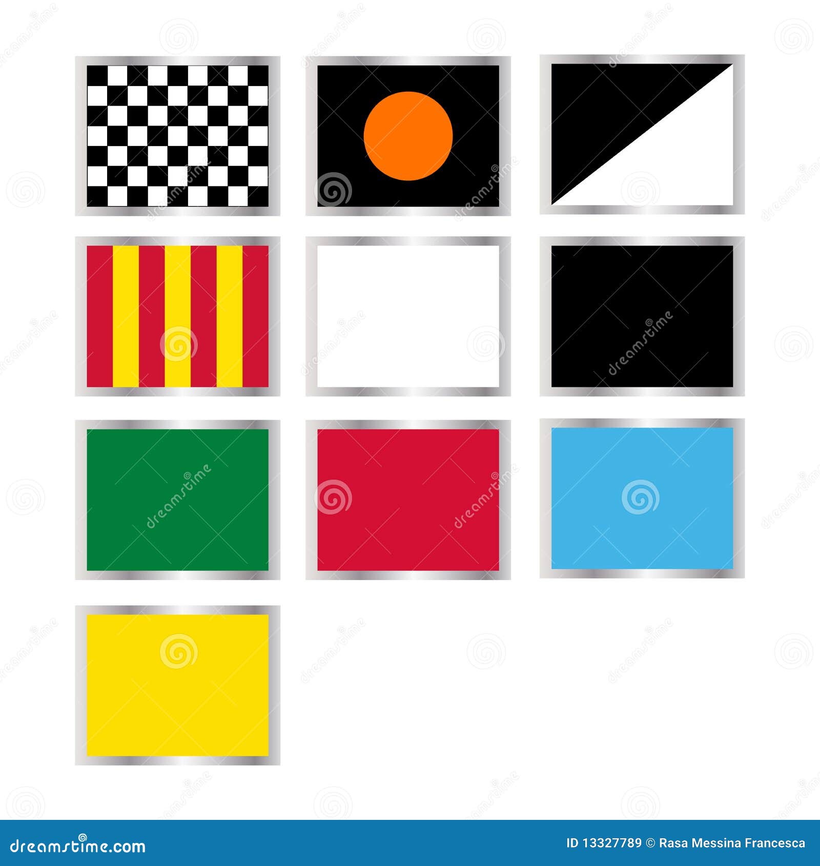 Bandeiras do Fórmula 1 ilustração do vetor. Ilustração de grupo - 13327789