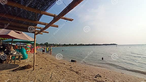 Bandengan Beach, Jepara, Central Java, Indonesia Stock Image - Image of ...