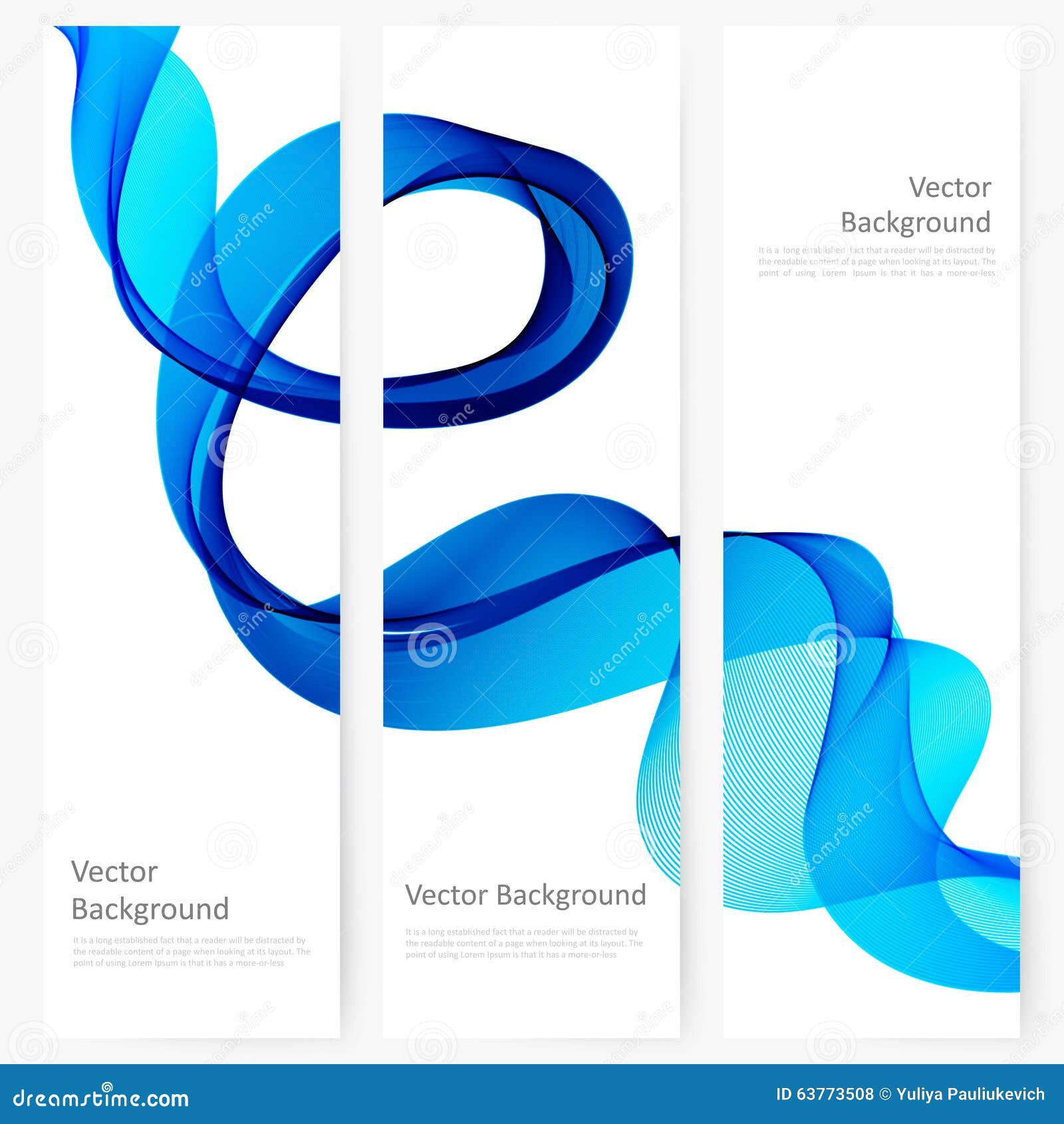 Bandera Abstracta De La Vertical De La Plantilla Ilustración del Vector ...