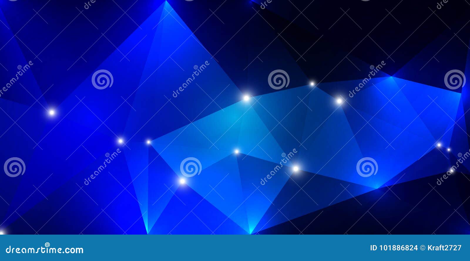 Bandera azul triangular ilustración del vector. Ilustración de ...