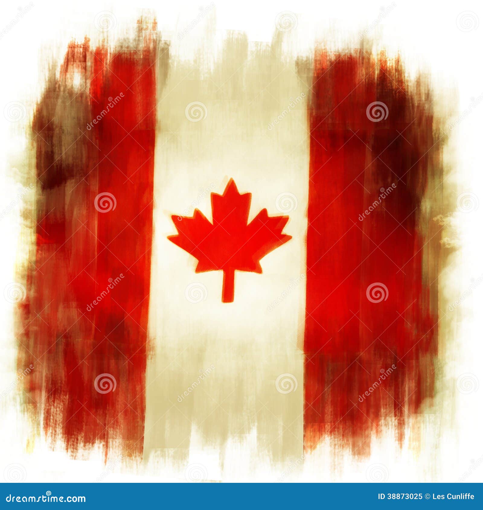 Bandera canadiense imagen de archivo. Imagen de pintado - 38873025