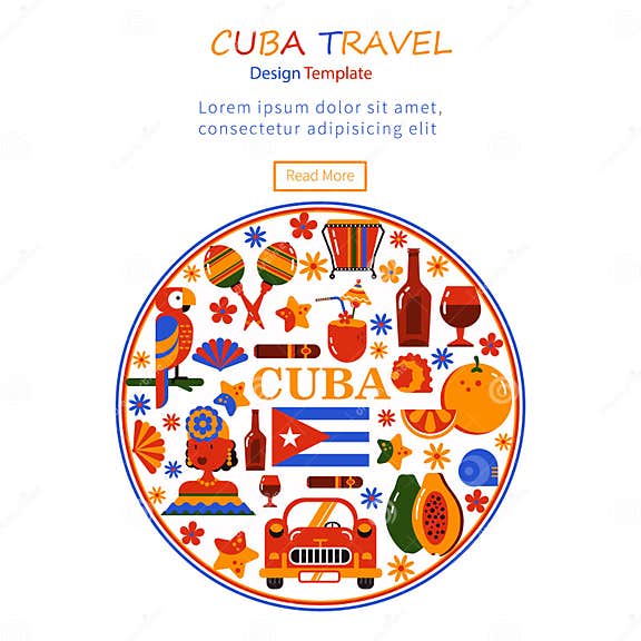 Bandera comercial Cuba ilustración del vector. Ilustración de conjunto ...