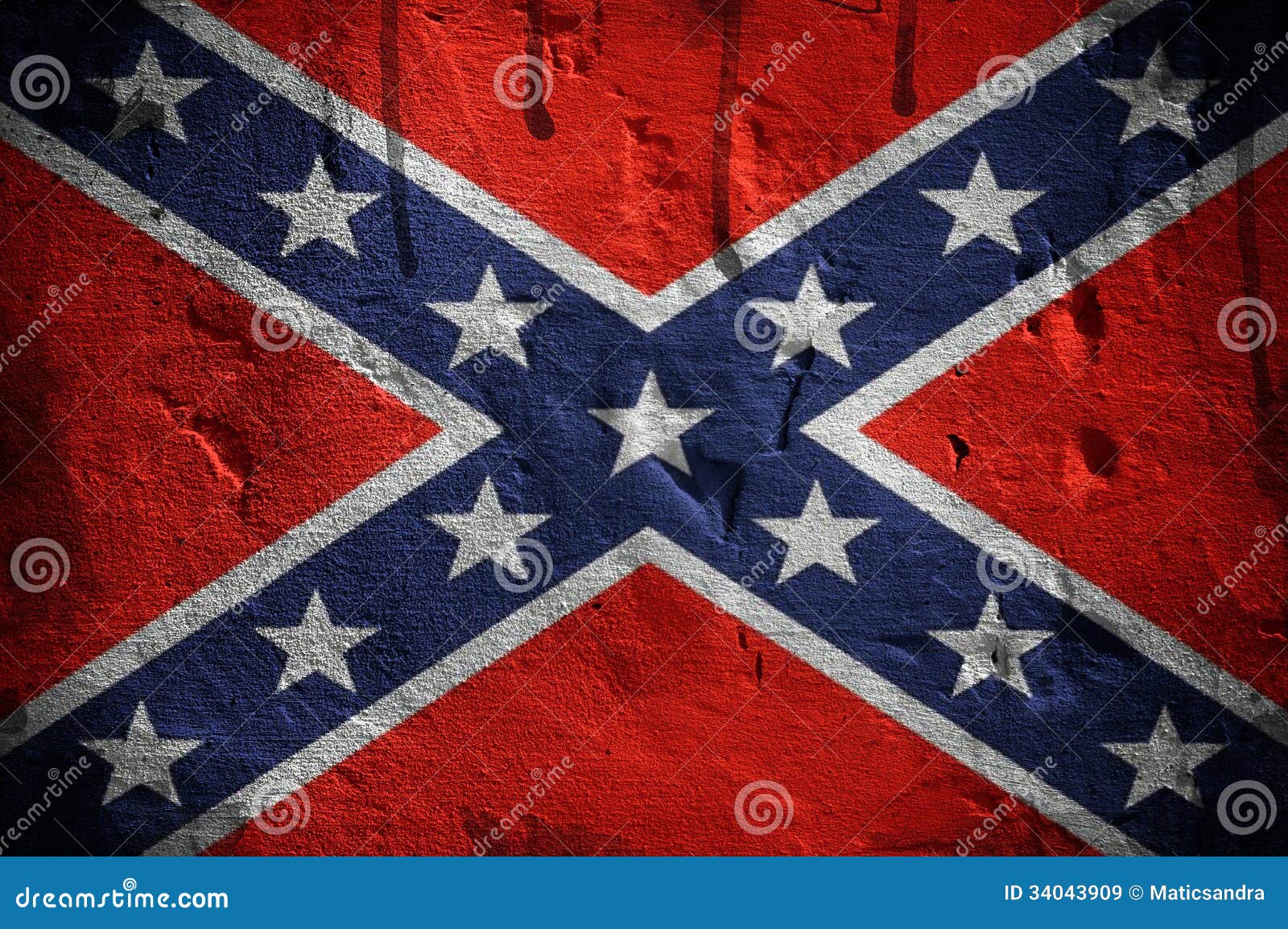 Bandera confederada imagen de archivo. Imagen de ruinas - 34043909