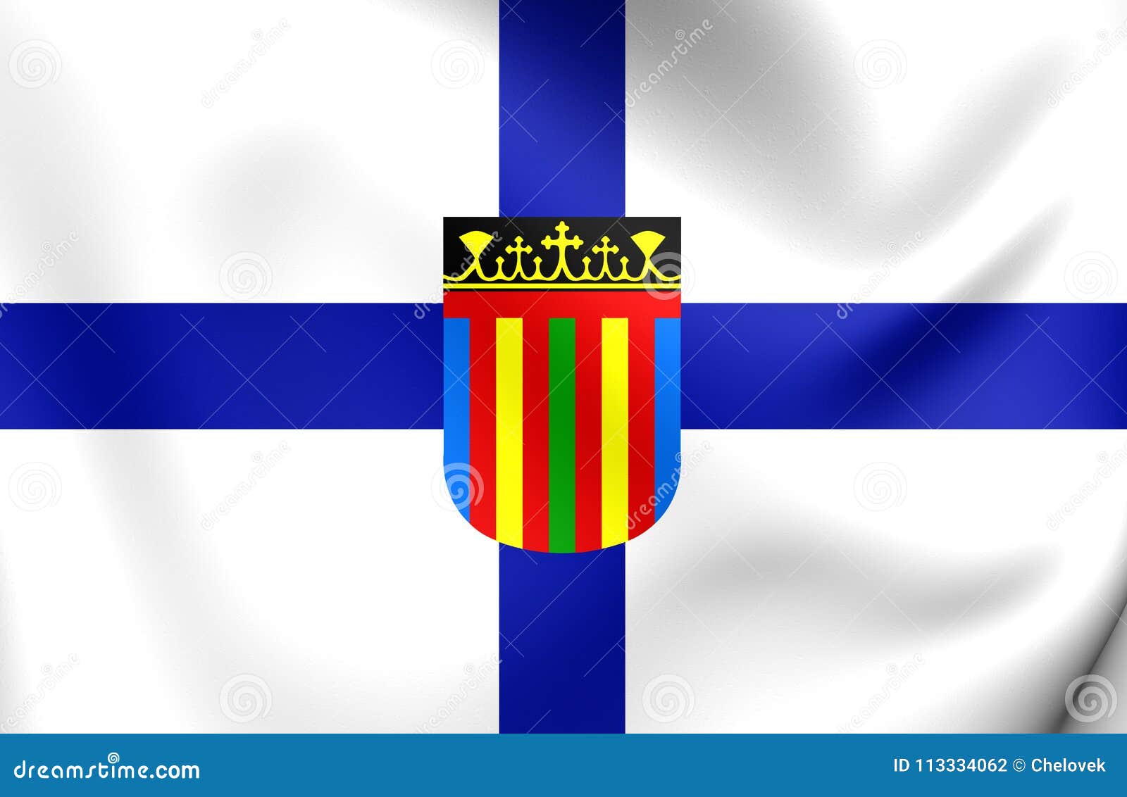 Bandera copta stock de ilustración. Ilustración de capa - 113334062