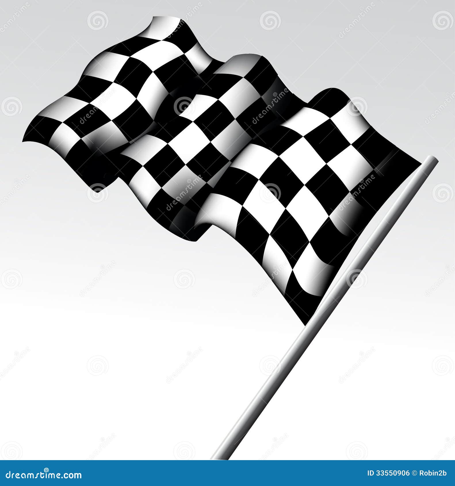 Bandera a cuadros ilustración del vector. Ilustración de velocidad ...