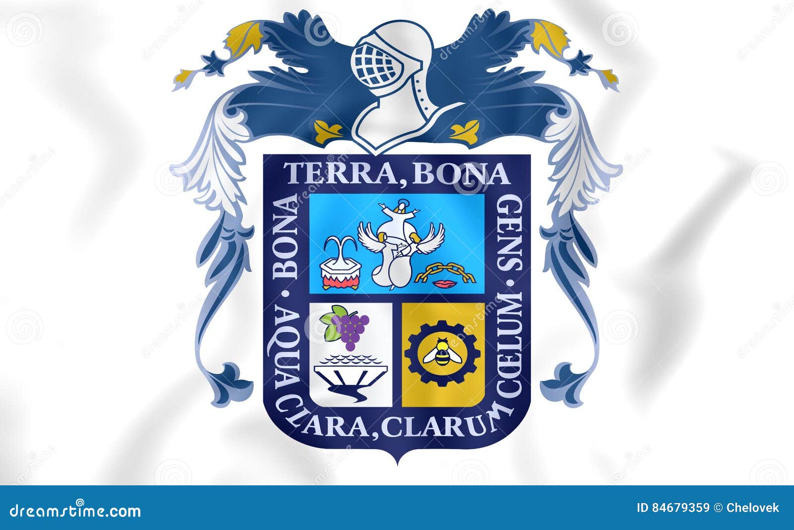 Bandera De Aguascalientes, México Stock de ilustración - Ilustración de ...