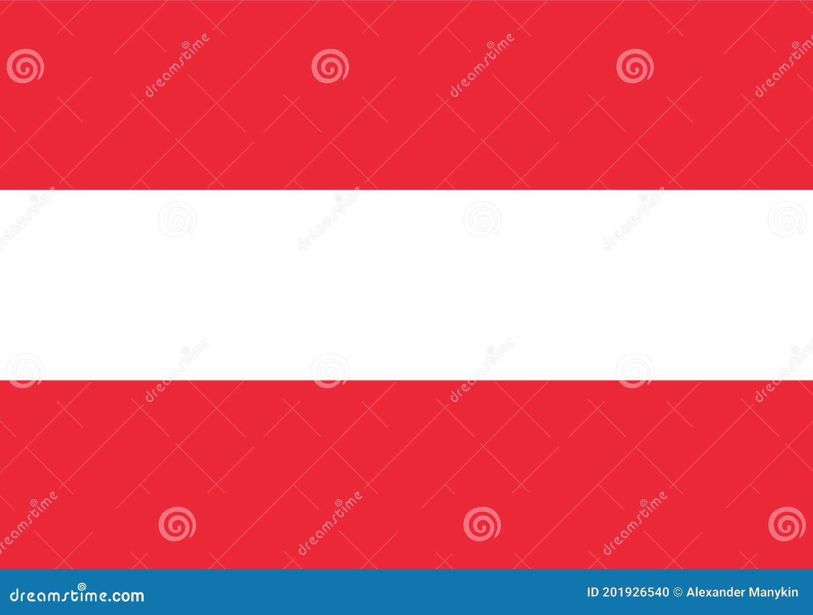 Bandera de Austria ilustración del vector. Ilustración de formato ...