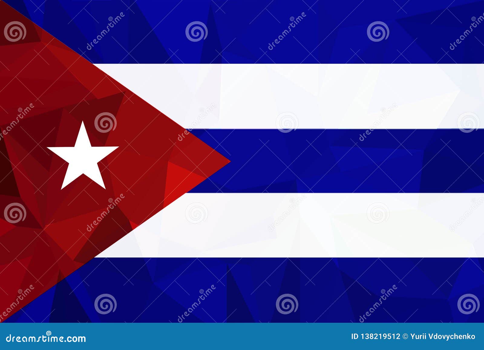 Bandera De Cuba Del Vector, Ejemplo De La Bandera De Cuba, Imagen De La ...