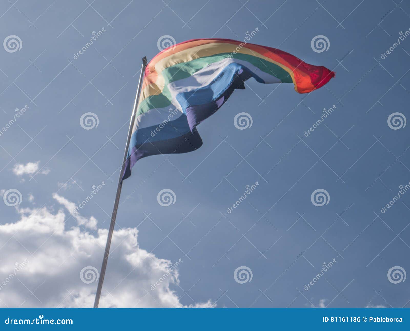 Bandera de Cusco, Perú foto de archivo. Imagen de capa - 81161186