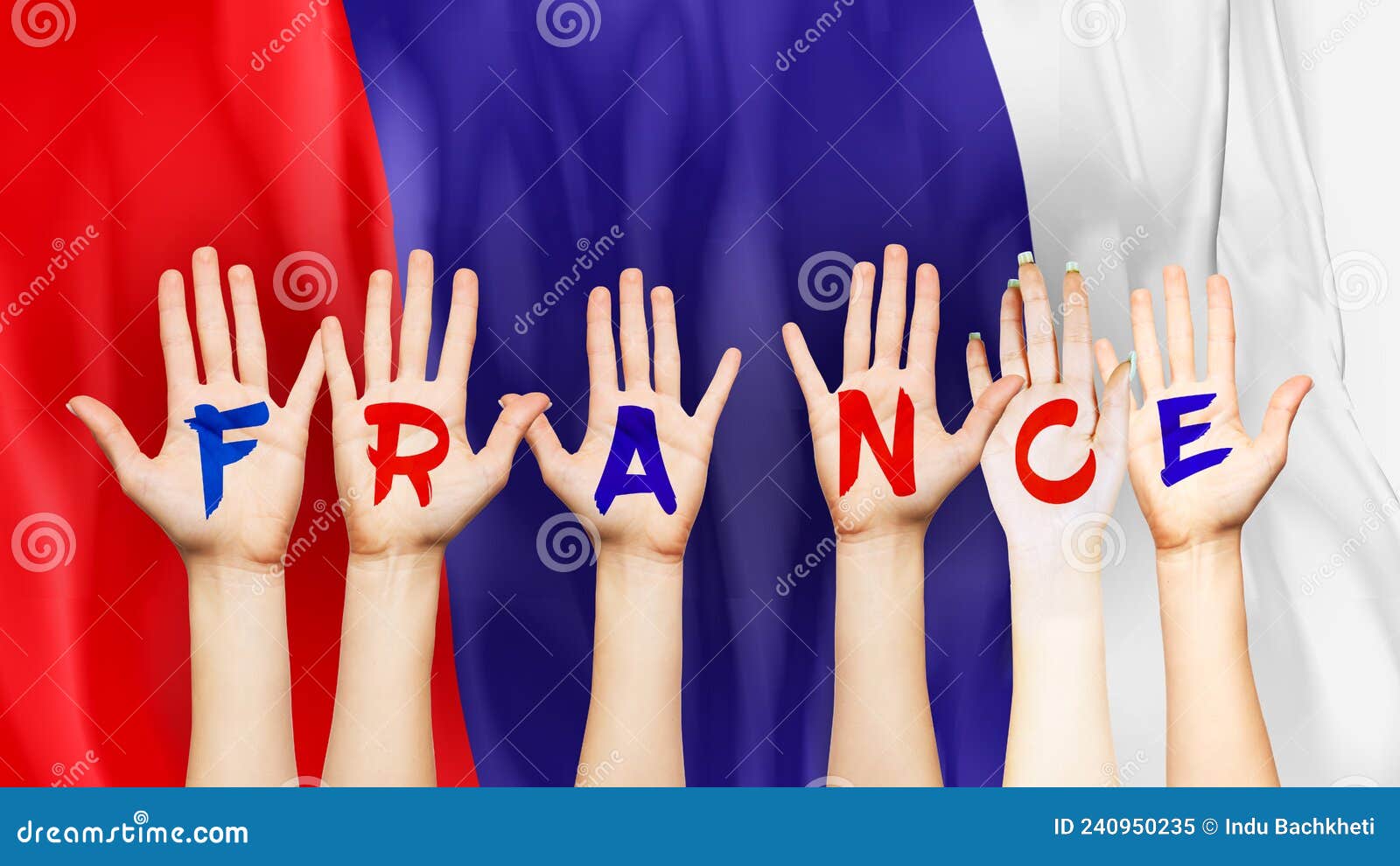 Bandera de francia animada stock de ilustración. Ilustración de ...