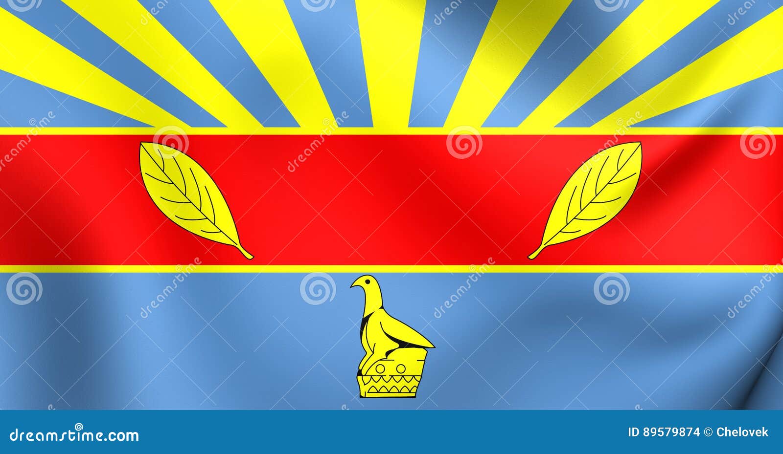 Bandera De Harare, Zimbabwe Stock de ilustración - Ilustración de ...