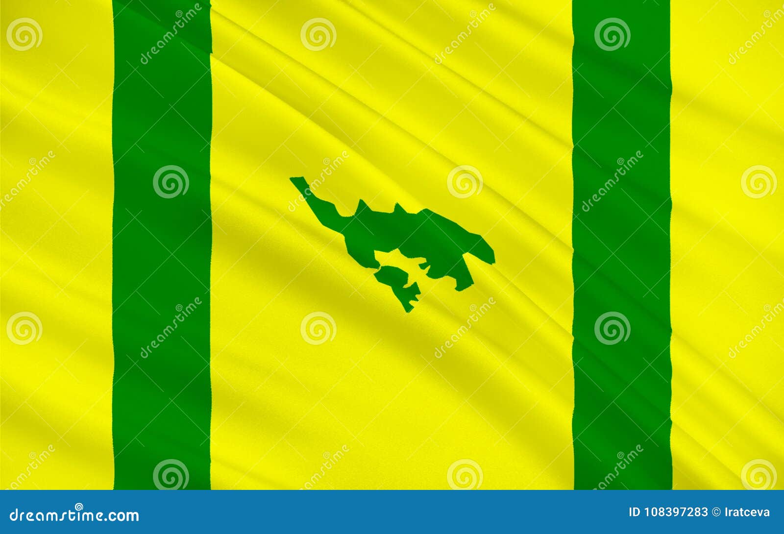 Bandera De Isla Culebra, Puerto Rico, Los E.E.U.U. Stock de ilustración ...