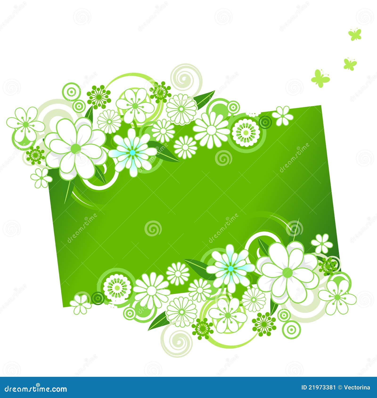 Bandera de la flor ilustración del vector. Ilustración de ambiente ...