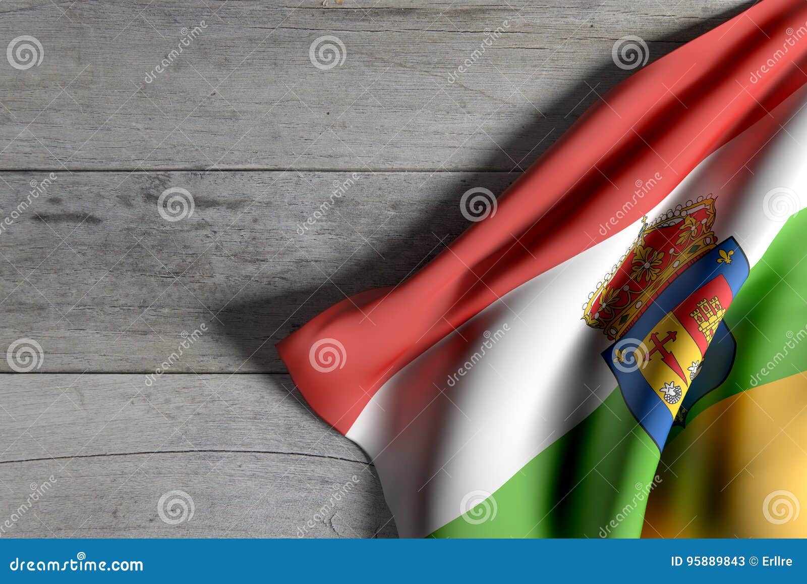 Bandera de La Rioja stock de ilustración. Ilustración de insignias ...