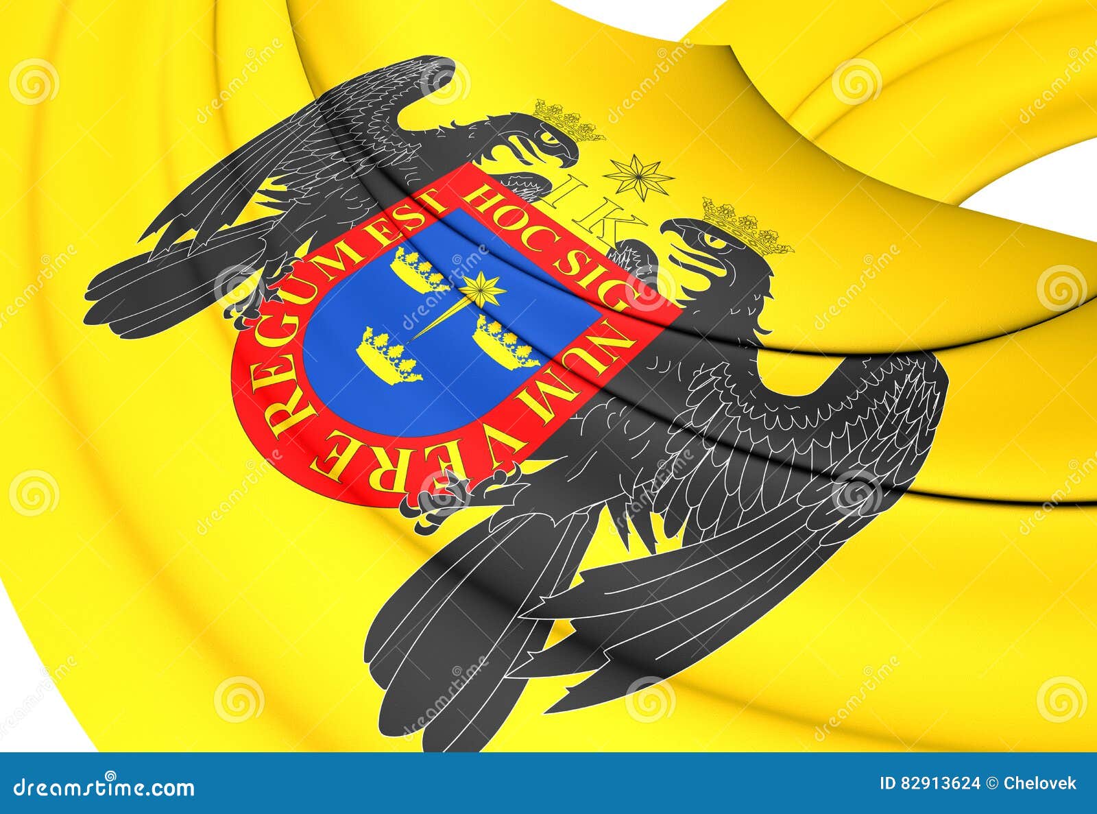 Bandera de Lima, Perú stock de ilustración. Ilustración de firmar ...