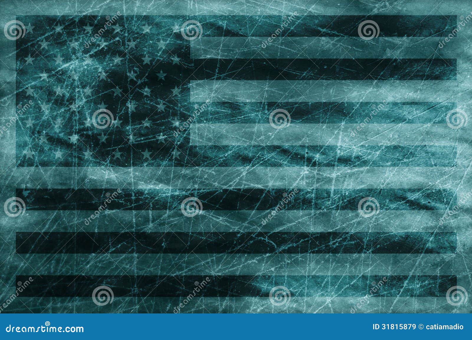 Bandera De Los E.E.U.U. Del Grunge Stock de ilustración - Ilustración ...