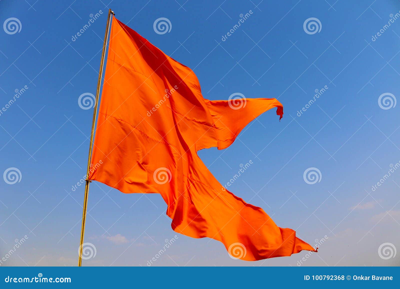 Bandera de Maratha foto de archivo. Imagen de maharashtra - 100792368